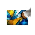 Abstract Art Doormat Non Slip Diatomaceous Earth Door Mat Absorbent ...