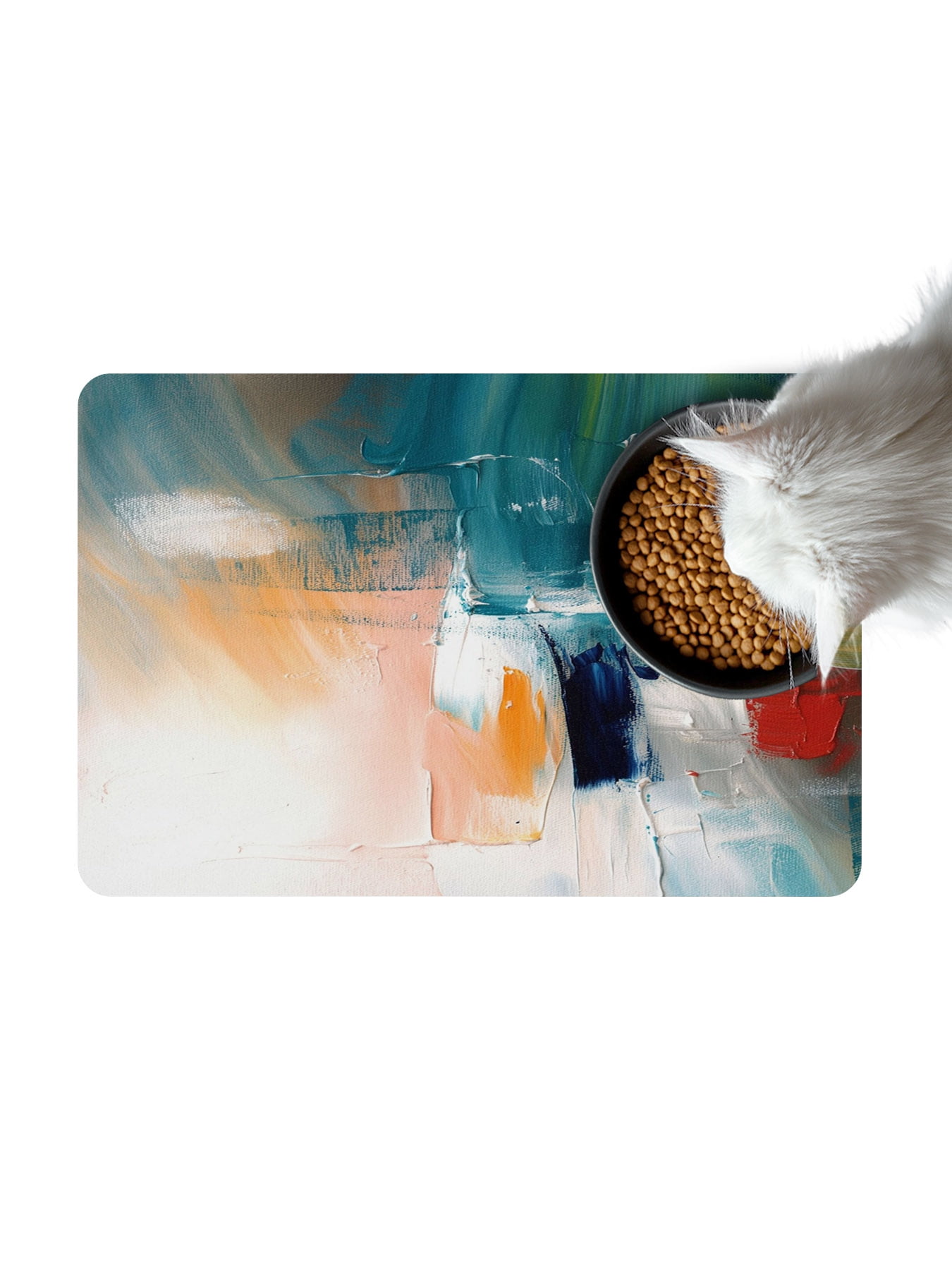 Abstract Art Doormat Non Slip Diatomaceous Earth Door Mat Absorbent ...