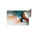 Abstract Art Doormat Non Slip Diatomaceous Earth Door Mat Absorbent ...