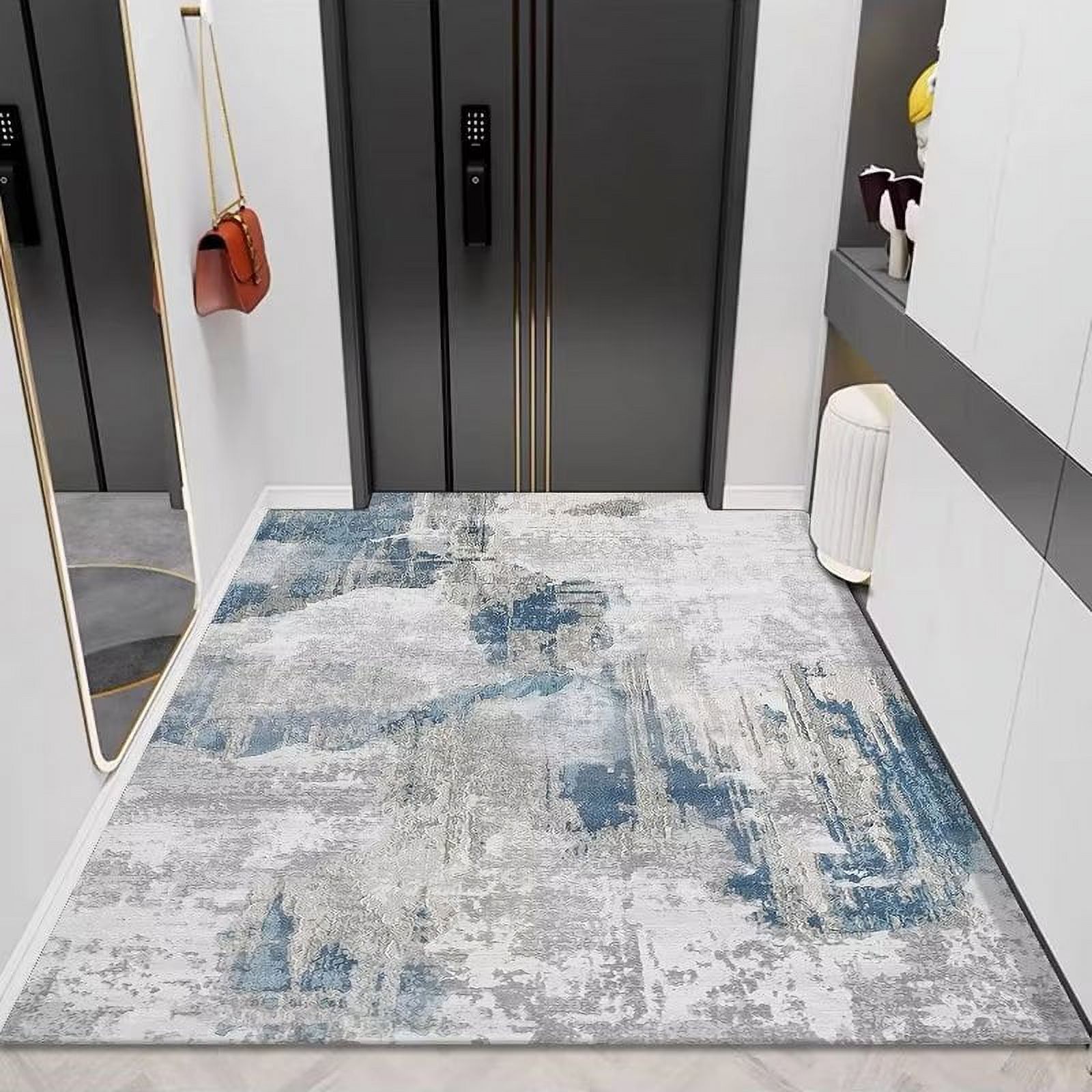 Abstract Art Entrance Door Hallway Mat Home r Hallway Area Rug Carpet ...