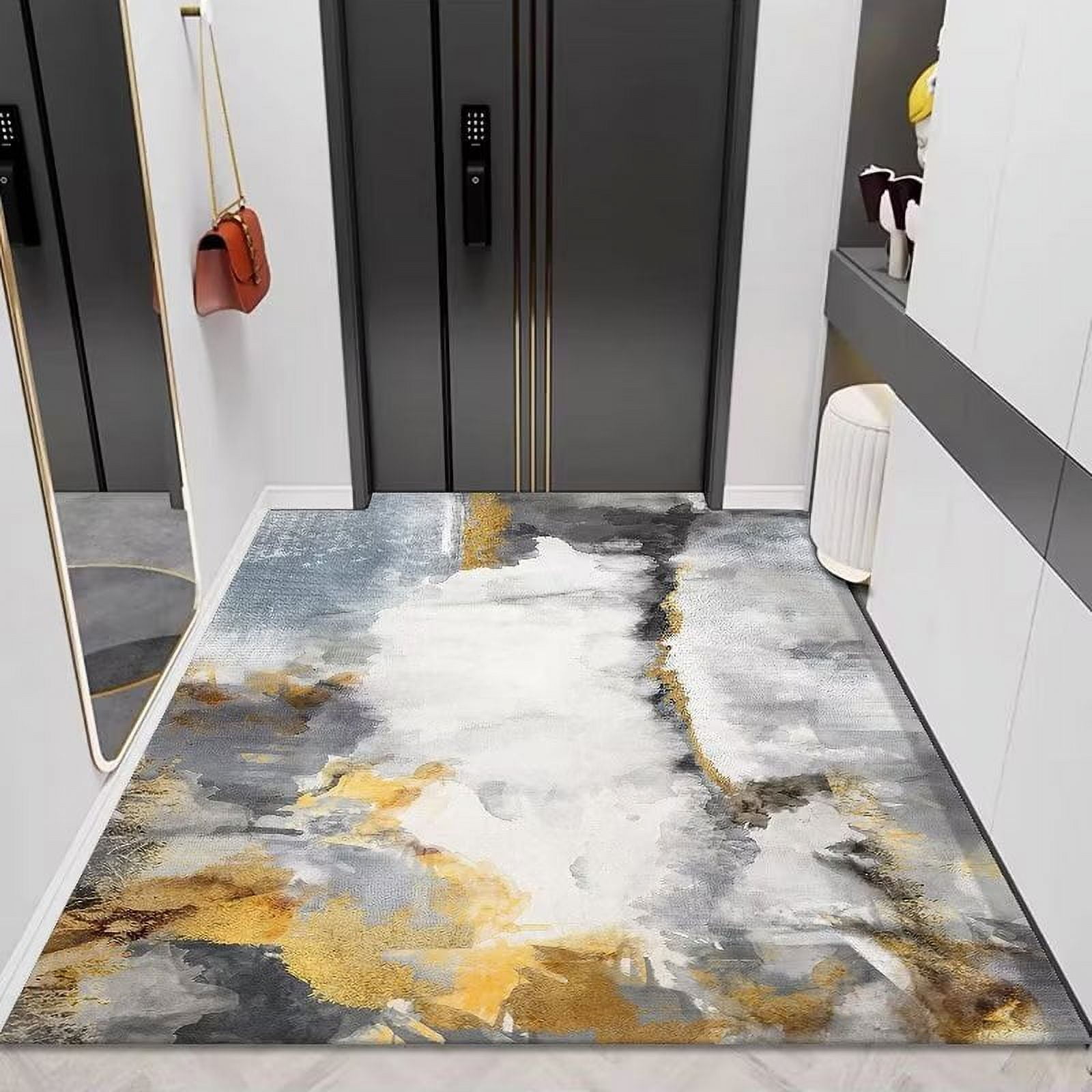 Abstract Art Entrance Door Hallway Mat Home r Hallway Area Rug Carpet ...