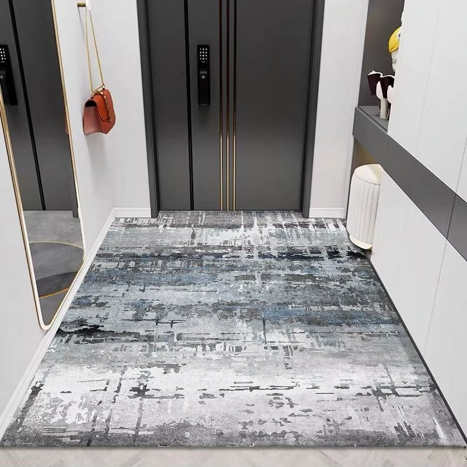 Abstract Art Entrance Door Hallway Mat Home r Hallway Area Rug Carpet ...