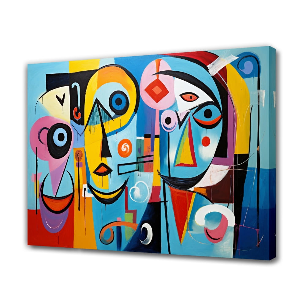 Abstract Art Figure Decorative Painting Framed Canvas Poster Bedroom ...