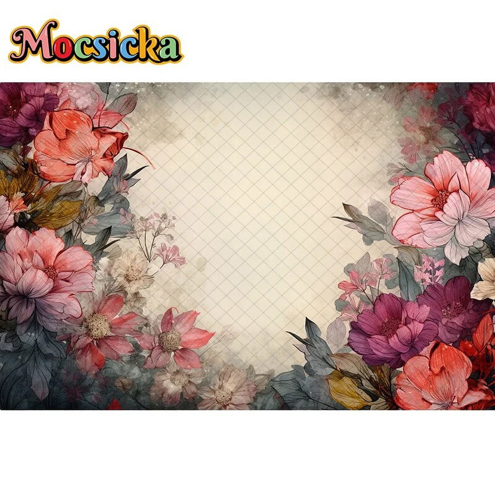 Abstract Art Floral Backdrop For Maternity Adult Kids Portrait ...