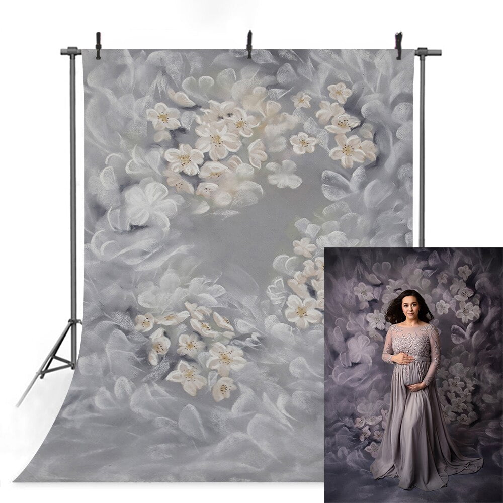 Abstract Art Flowers Photography Backdrops Maternity Portrait Painting ...