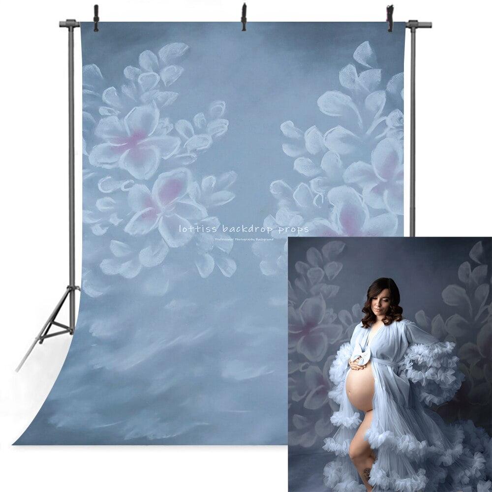 Abstract Art Flowers Photography Backdrops Maternity Portrait Painting ...