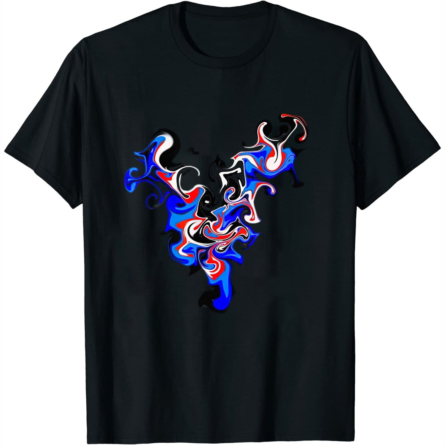 Abstract Art Freaky Hypnotic Colorful Unique Graphic Design Womens T ...