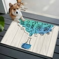 Abstract Art Front Door Rugs 2x3 ft Chemistry Wood Grain Cartoon School ...