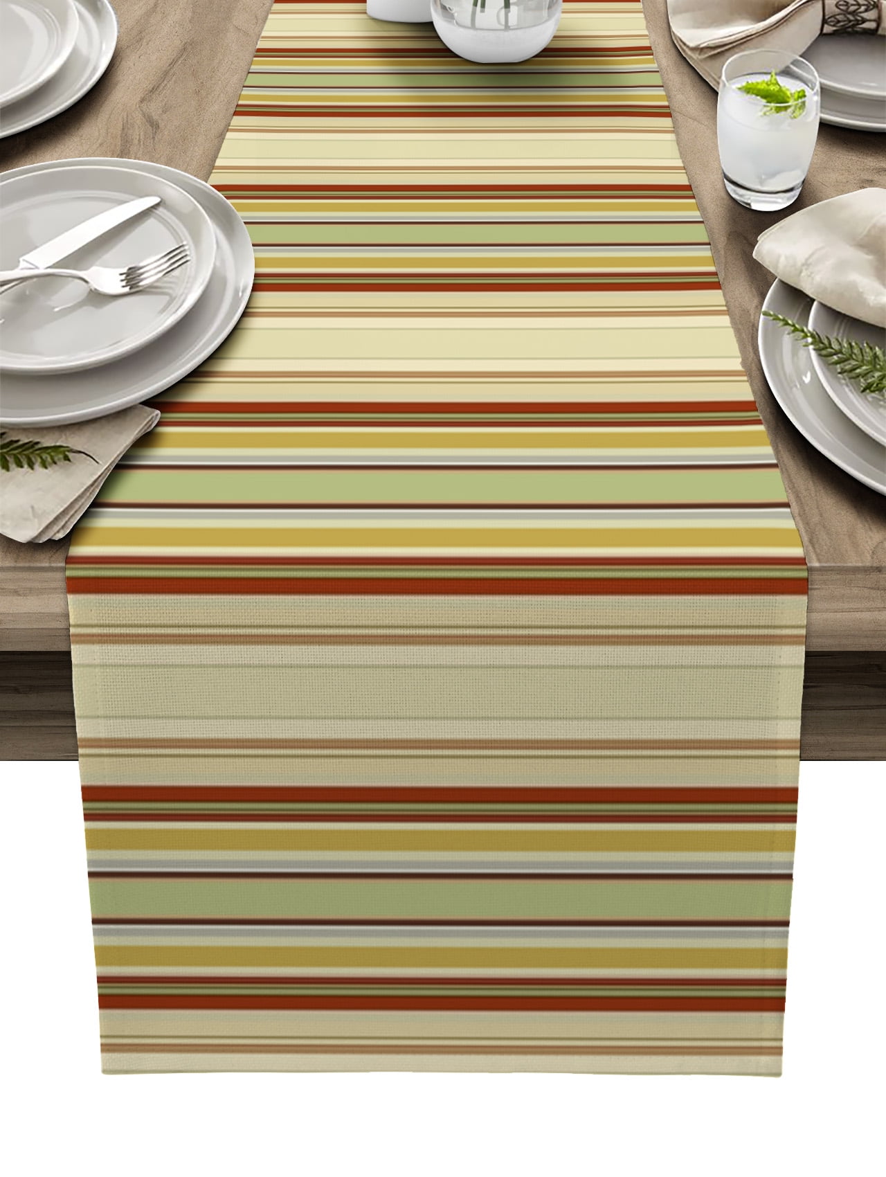 Abstract Art Gouache Table Runner ration Home r Dinner Table ration ...