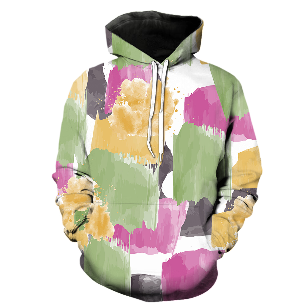 Abstract Art Graffiti Men's Hoodies 3D Printed Casual Hip Hop 2025 Hot ...