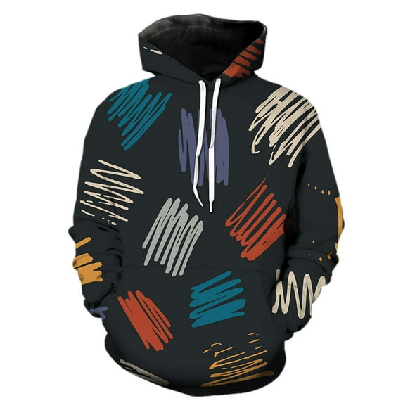 Abstract Art Graffiti Men's Hoodies Sweatshirts Funny Spring Tops ...