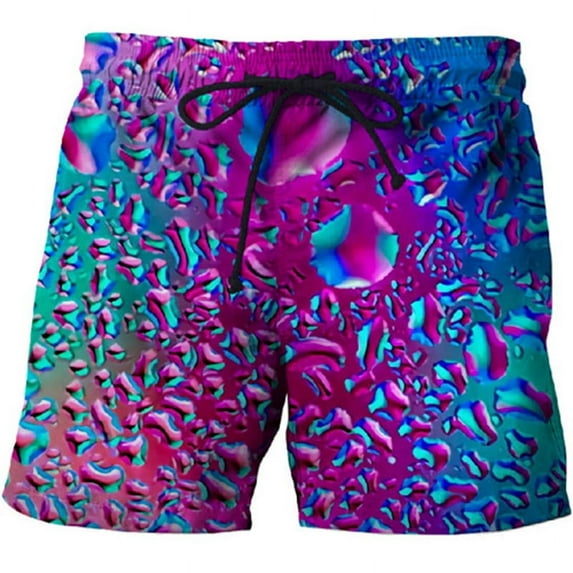 Abstract Art Graphic Shorts Pants Men 3D Printed Swimsuit homme 2025 ...