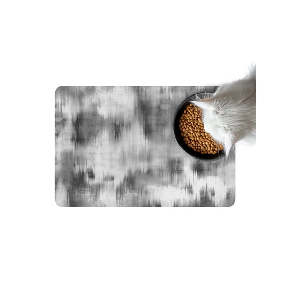 Abstract Art Gray Black Doormat Non Slip Diatomaceous Earth Door Mat ...