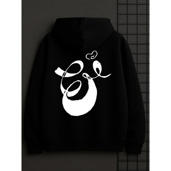Abstract Art Hoodie sweatshirt game men's hooded sweatshirt black Soft ...
