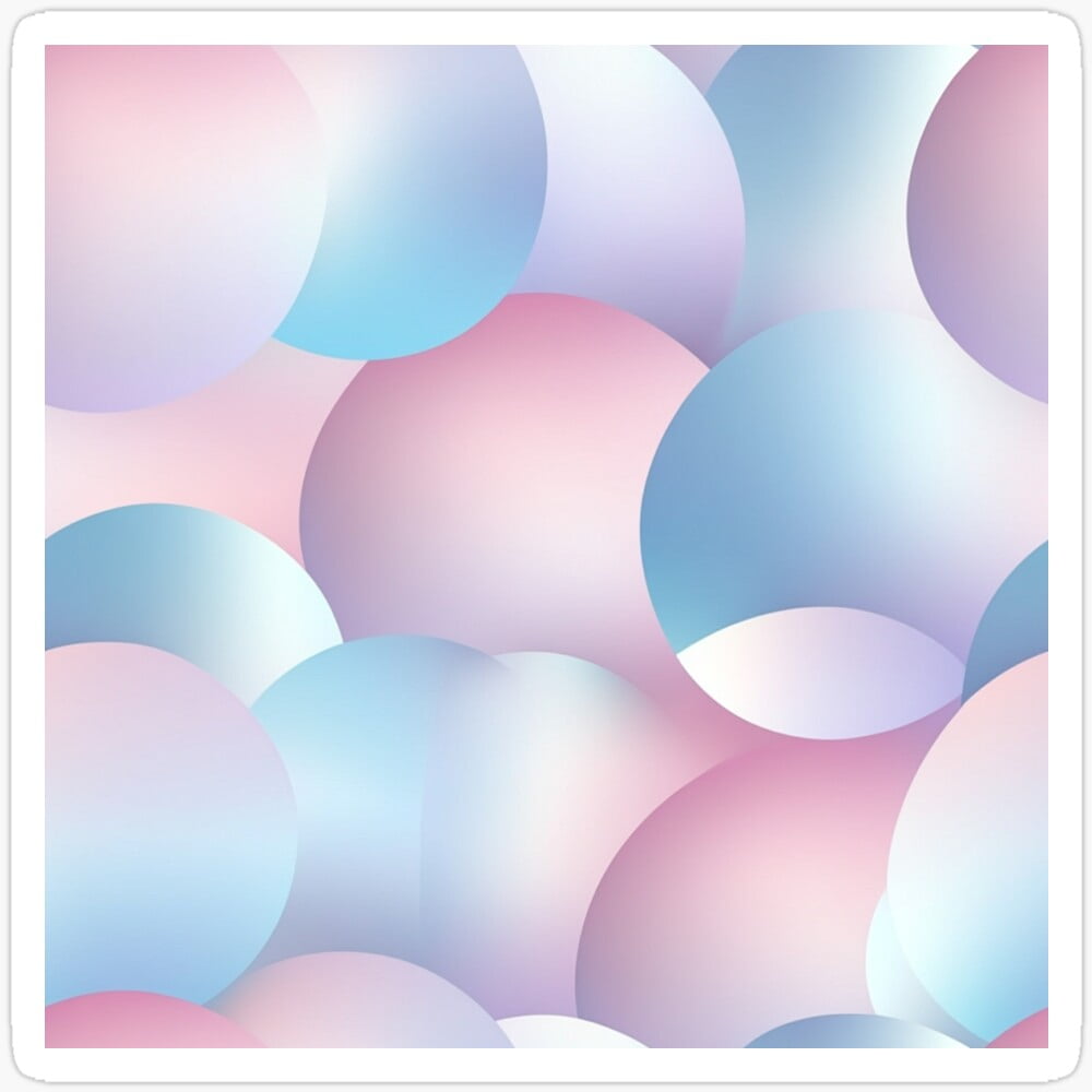 Abstract Art In Vibrating Spheres Sticker Kir-3802 - Walmart.com