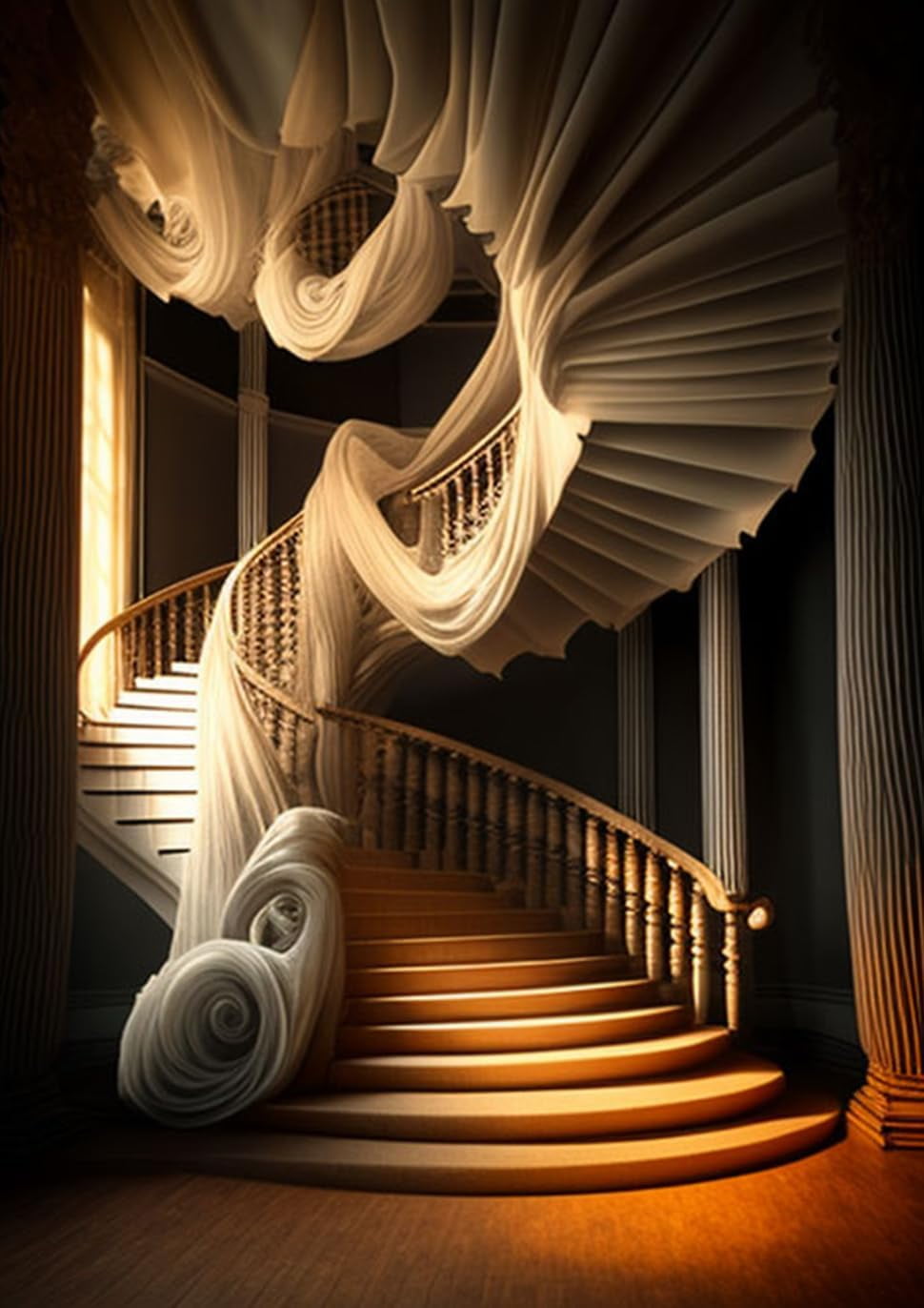 Abstract Art Jigsaw Puzzle,Dream Staircase Puzzles for Adults,Unique ...