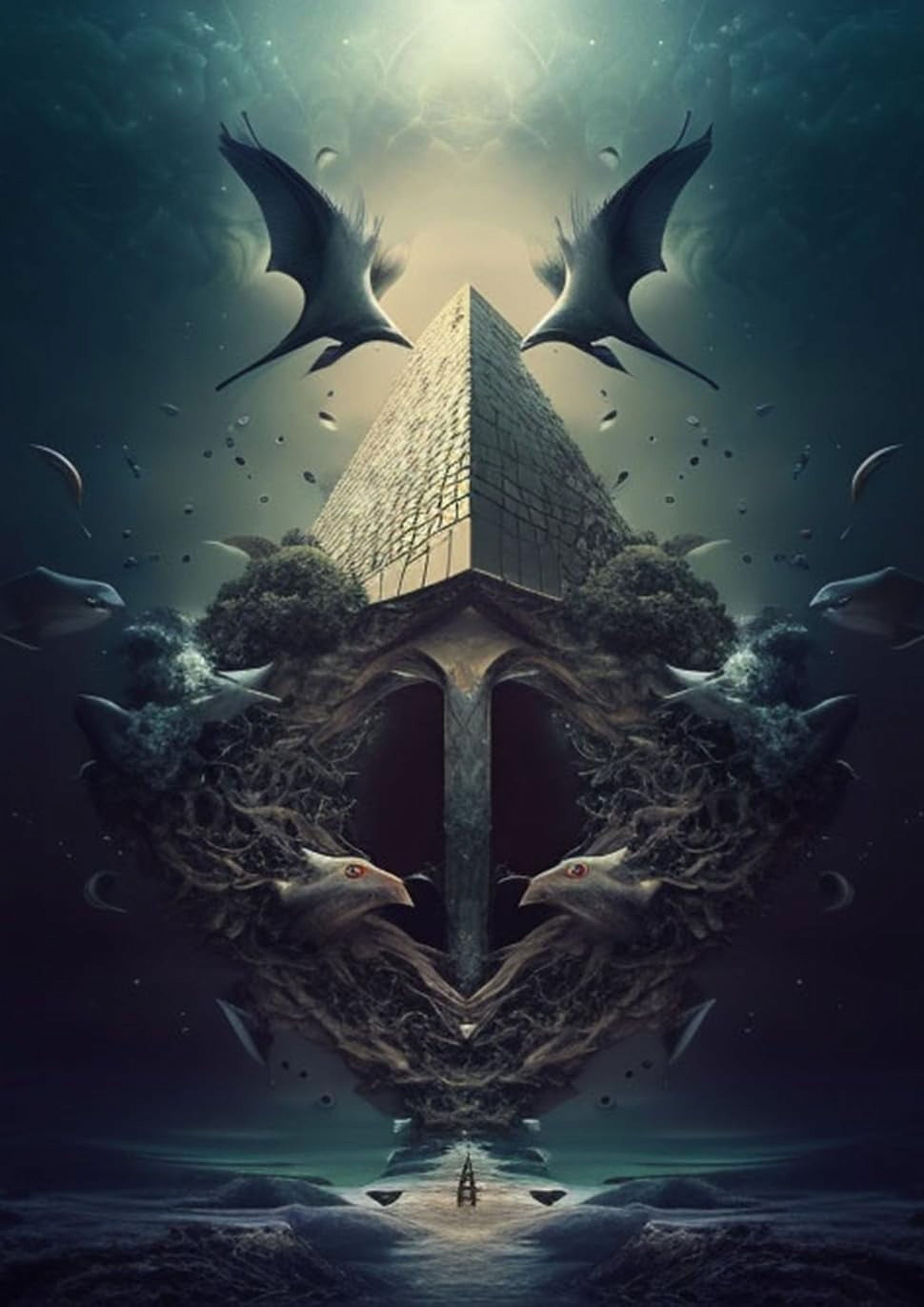 Abstract Art Jigsaw Puzzle ,Surreal Architecture Puzzles for Adults ...