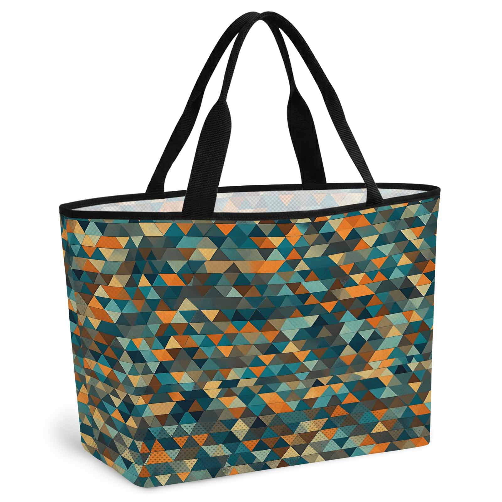 Abstract Art Mesh Beach Bag for Women Men, Large Beach Tote Waterproof ...