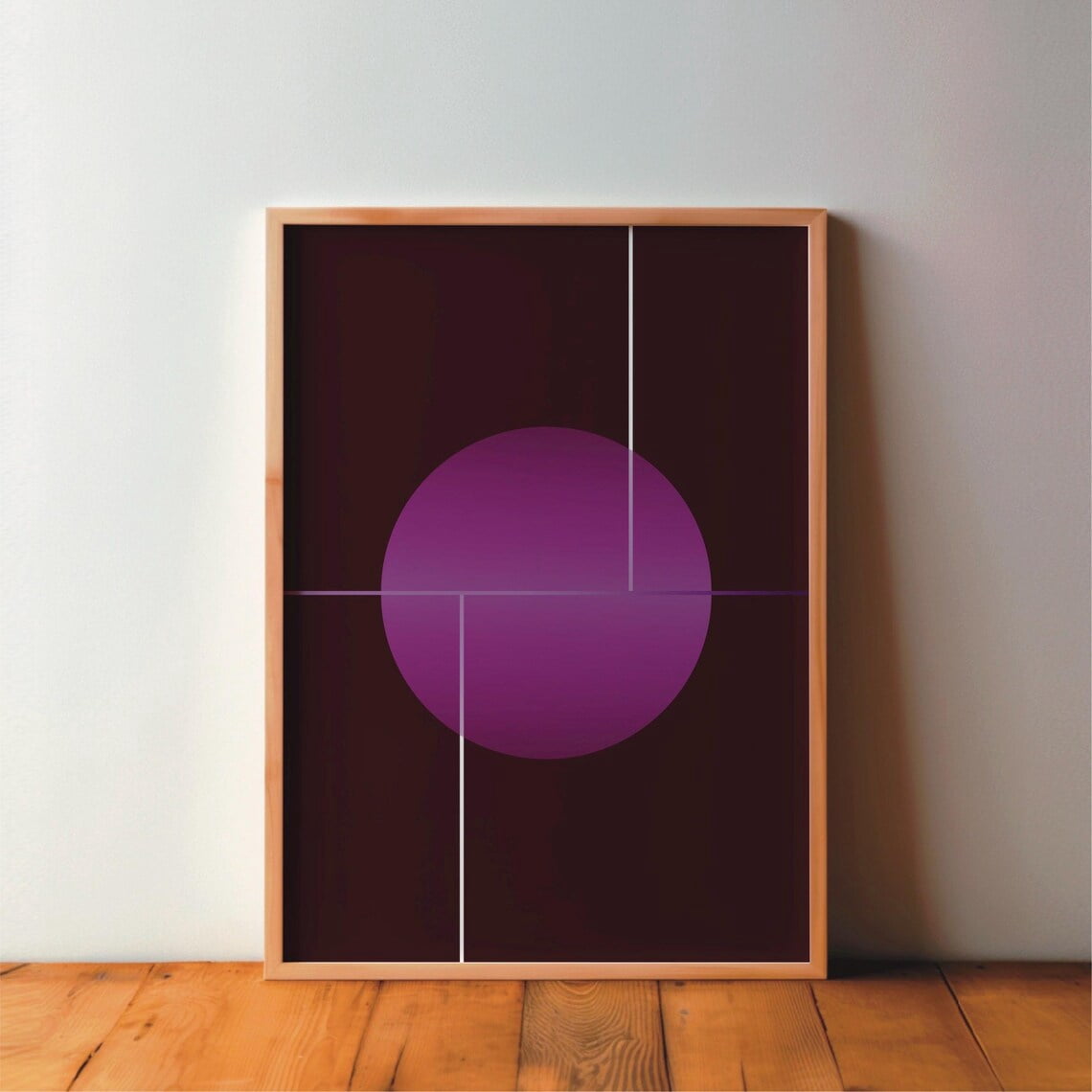 Abstract Art, Minimalist Illustration #14 – Poster, Picture, Mid ...