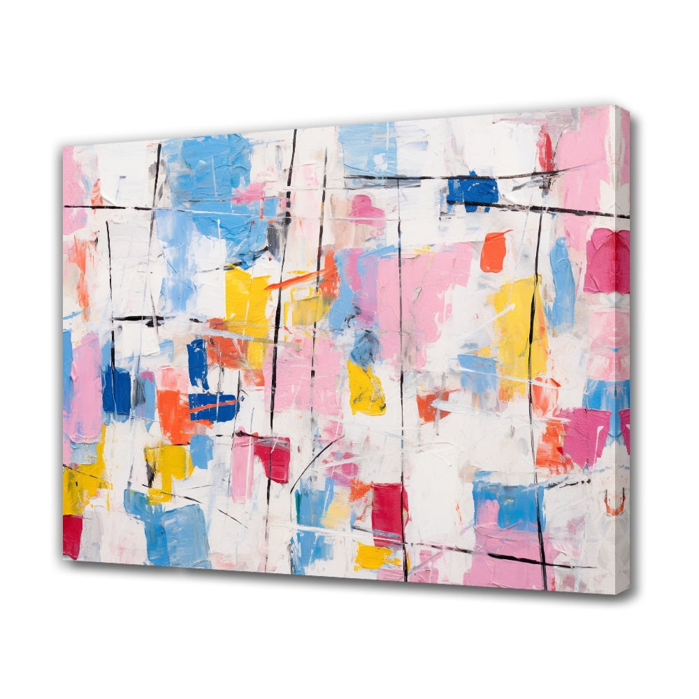 Abstract Art Modern Decorative Painting Framed Canvas Poster Bedroom ...