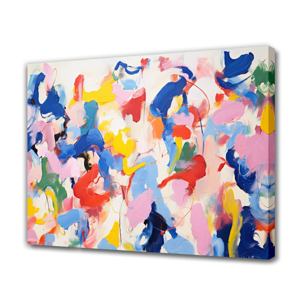 Abstract Art Modern Decorative Painting Watercolor Graffiti Framed ...