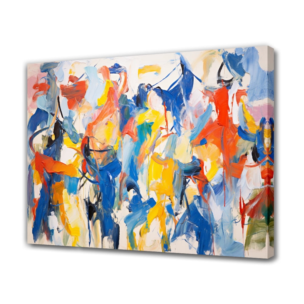 Abstract Art Modern Decorative Painting Watercolor Graffiti Framed ...