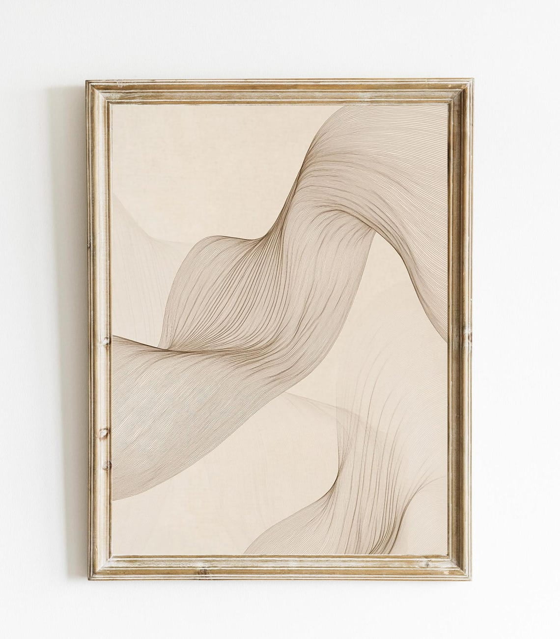 Abstract Art Neutral Boho Wall Decor Poster Modern Neutral Art Boho ...