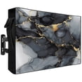 Abstract Art Outdoor TV Cover 30 to 32 inch Gold Grey Gradient Marble ...