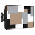 Abstract Art Outdoor TV Cover 36 to 39 Inch Brown Black Gray Splice ...