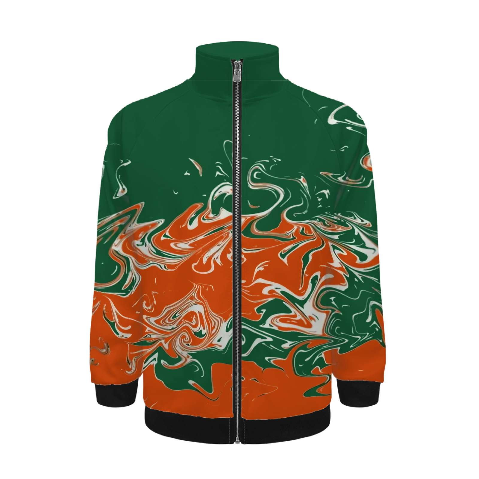 Abstract Art Painting Background Texture Jacket Men's Street Cool Long ...