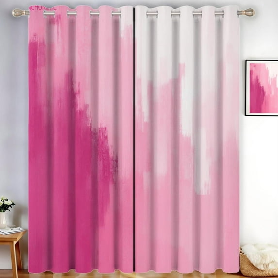 Abstract Art Painting Blackout Curtains For Bedroom - Gradient Design ...