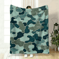Abstract Art Pattern Blanket Soft High-Definition Digital Print All ...