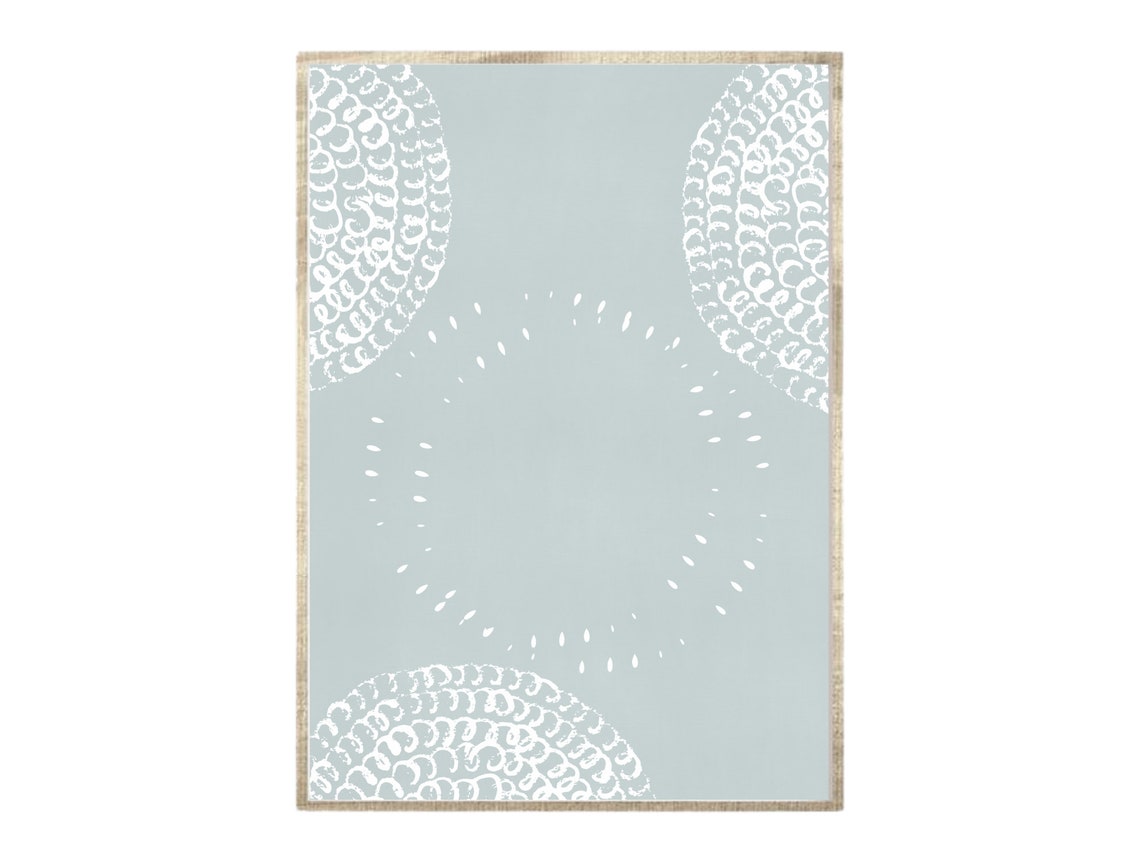 Abstract Art Print, Turquoise Wall , Simple Wall Art, Beach Wall Decor ...