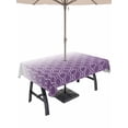 Abstract Art Rectangle Outdoor Tablecloth with Umbrella Hole Classic ...
