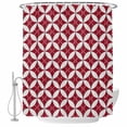 Abstract Art Shower Curtain for Bathroom, Geometric Medieval Circular ...