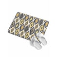 Abstract Art Soft Diatomaceous Earth Mat, Modern Diamond Patterns ...