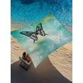 Abstract Art Sun Shade Sail 12' x 16', Black White Butterfly Wings ...