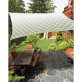 Abstract Art Sun Shade Sail 8'X10' Classic Green Line Gradient ...