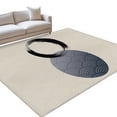 Abstract Art Sun Washable Rug 3x5 Area Rug for Living Room Bedroom Non ...