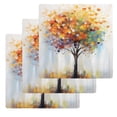 Abstract Art Tree Kitchen Dish Towels for Drying Dishes Set of 3 ...