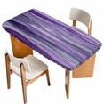 Abstract Art Wave Fitted Rectangle Tablecloth 24" x 36" Watercolor ...