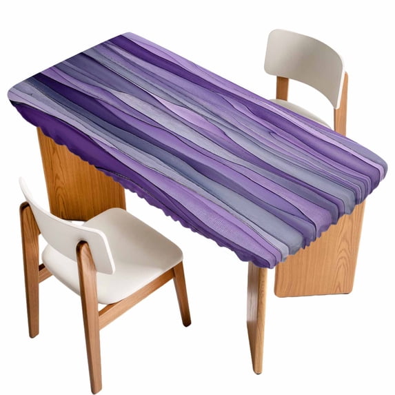 Abstract Art Wave Fitted Rectangle Tablecloth 24" x 36" Watercolor ...