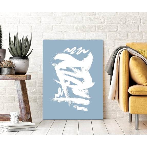 Abstract Artwork Paint splash Wall Art Shape Wall Decor L Canvas Prints ...