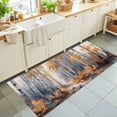 Abstract Autumn Forest Natural Scene Rectangle Area Rug 2x6ft,Living ...