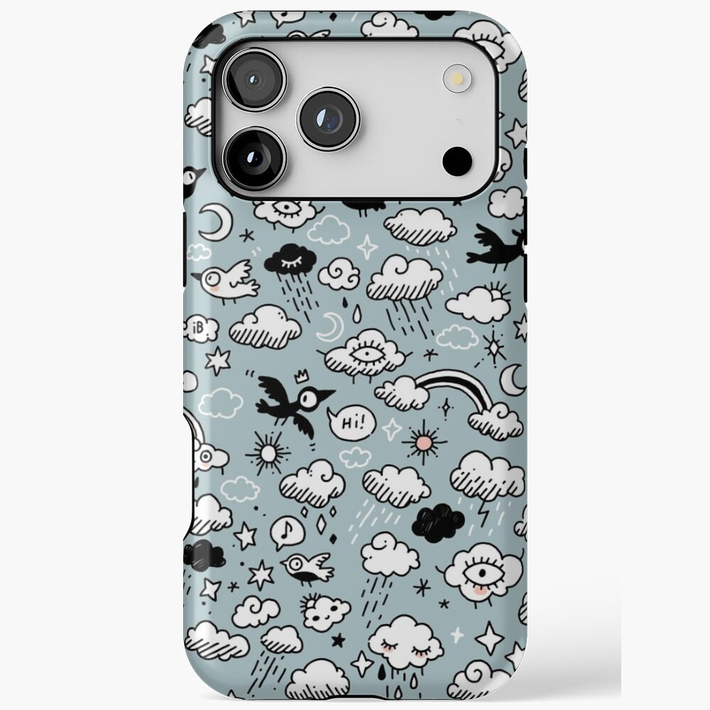 Abstract Autumn Skies with Warm Sunset Colors iPhone 11 through 17 Pro ...