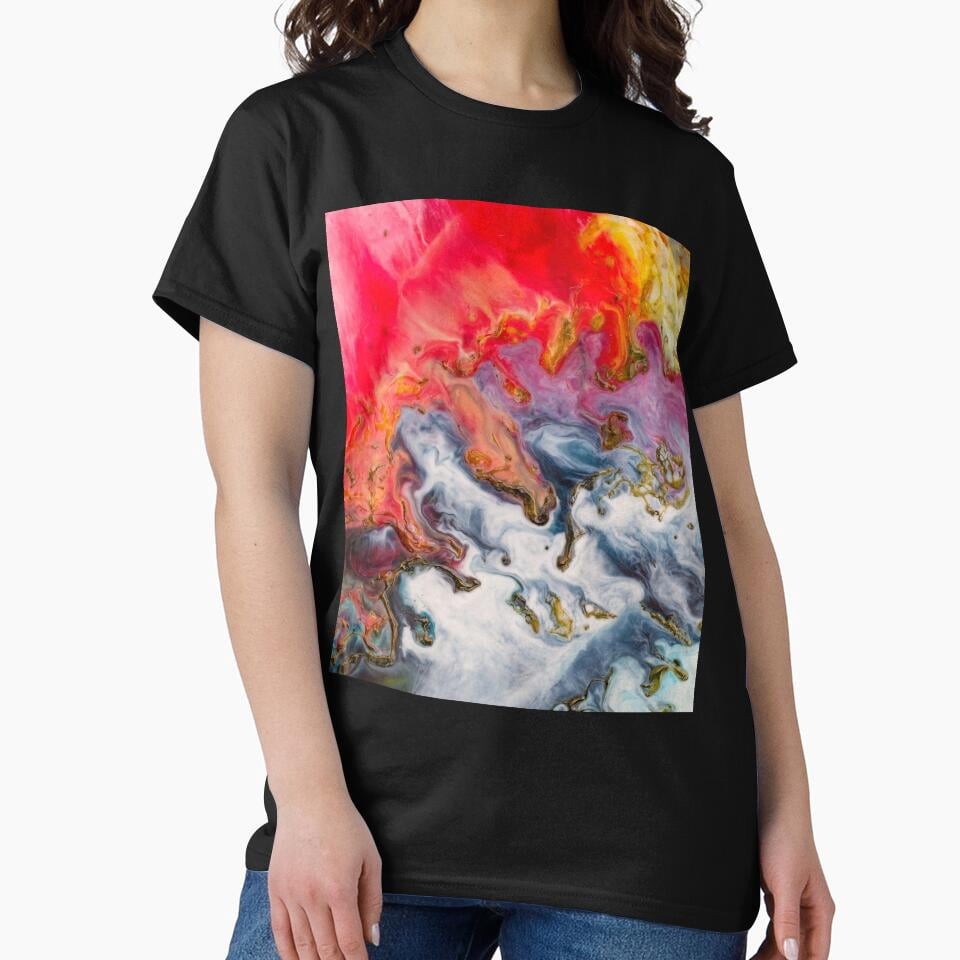 Abstract Background H2294, Premium Unisex Tee – Extended Sizes Up to ...
