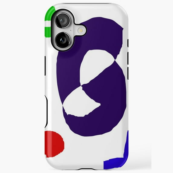 Abstract Basic Minimal Graphic Artwork Design iPhone Case 17 through 11 ...