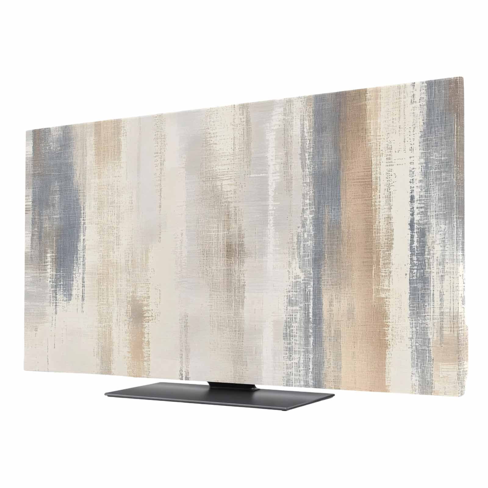 Abstract Beige TV Dust Cover 43 Inch, Blue Gradient Mottled Texture ...