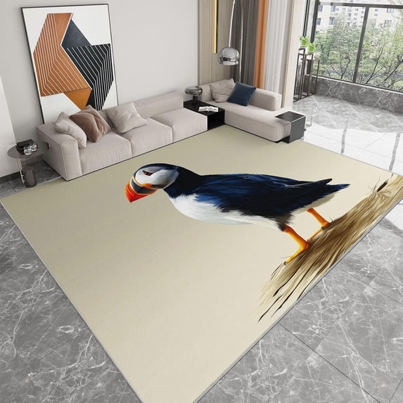 Abstract Bird Area Rugs, Artistic Abstract Birds Carpet, Washable Non ...