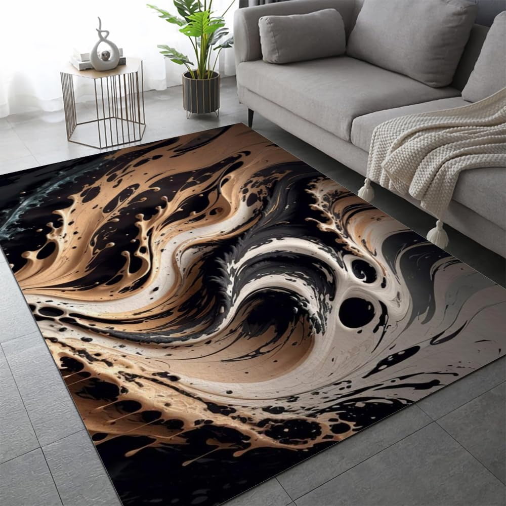 Surprising Black And Brown Rugs Images